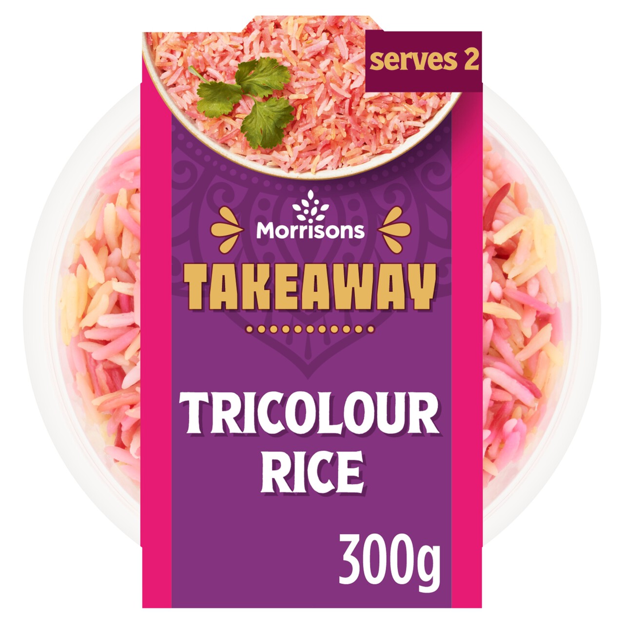 Morrisons Takeaway Tricolour Rice - Morrisons Online Groceries & Offers