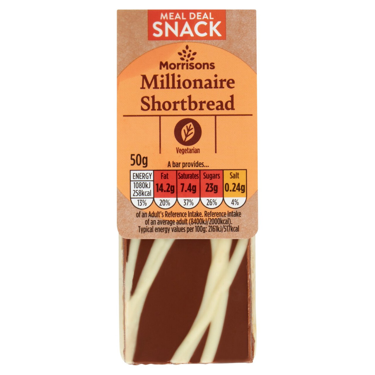 Morrisons Millionaire Shortbread Bar - Morrisons Online Groceries & Offers