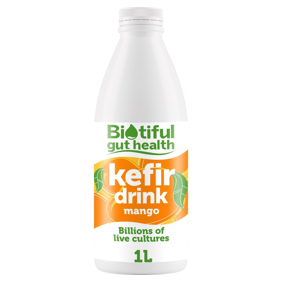 Biotiful Gut Health Kefir Drink Mango 1L - Morrisons Online Groceries ...