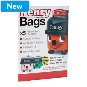 Henry Bags Numatic Dust Bags NVM-1CH - 5 Pack - Morrisons Online ...