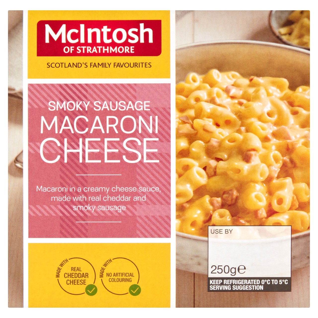 McIntosh Of Strathmore Macaroni Cheese Made With Smoky Sausage ...