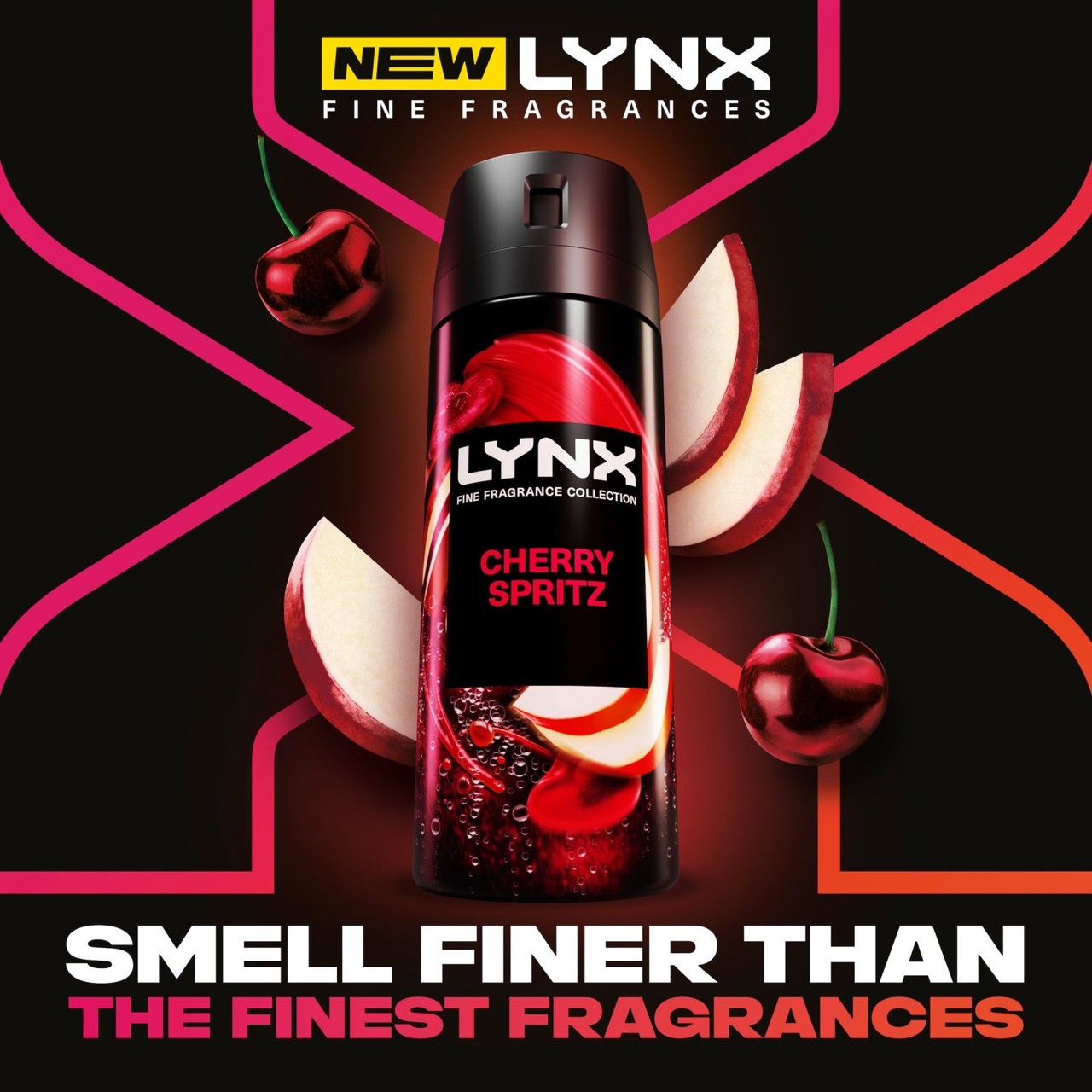 Lynx Cherry Spritz Body Spray 150ml - Morrisons Online Groceries & Offers