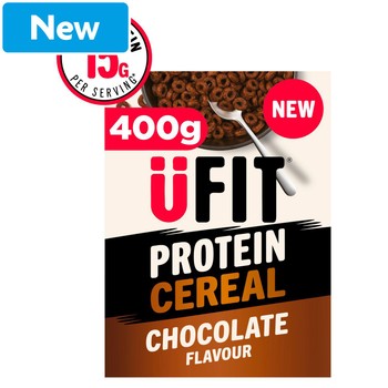 UFIT Protein Chocolate Hoops Cereal 400g - Morrisons Online Groceries ...