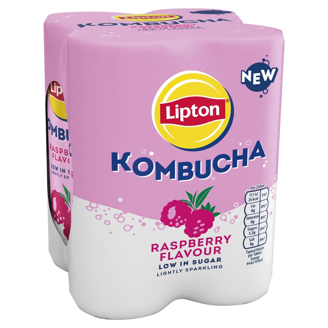 Lipton Kombucha Raspberry - Morrisons Online Groceries & Offers