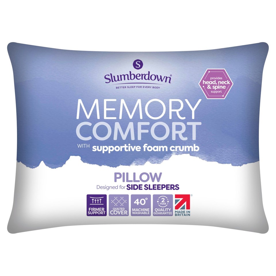 Slumberdown Memory Foam Support Pillow - Morrisons Online Groceries ...
