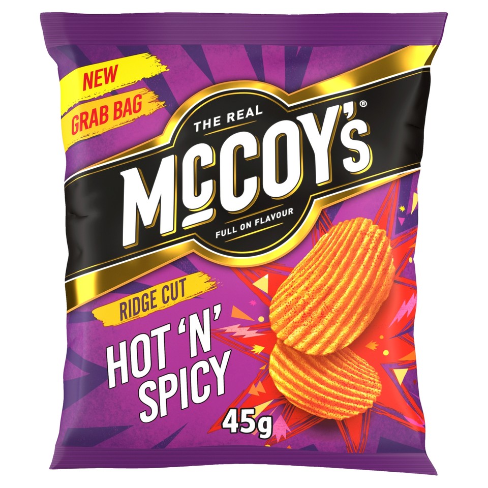 McCoy's Hot 'N' Spicy Crisps 45g - Morrisons Online Groceries & Offers
