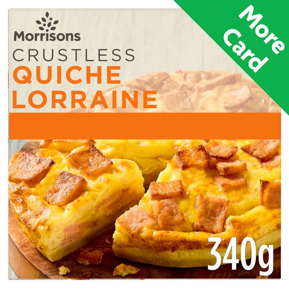 Morrisons Crustless Quiche Lorraine - Morrisons Online Groceries & Offers