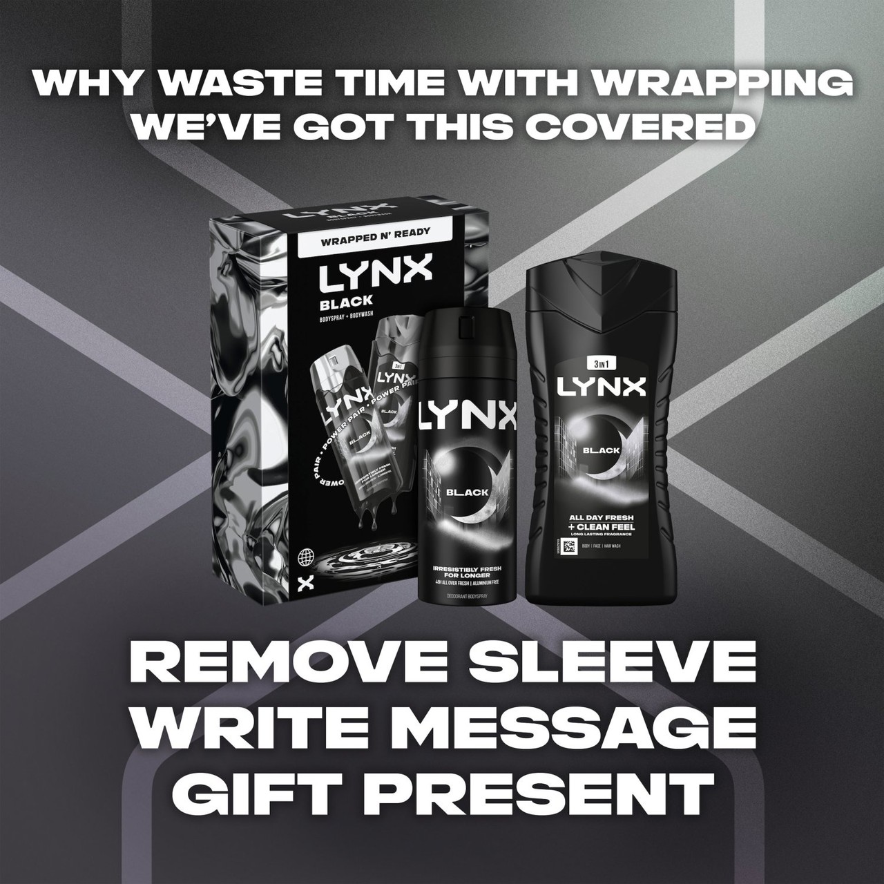 Lynx Duo Black Gift Set - Morrisons Online Groceries & Offers