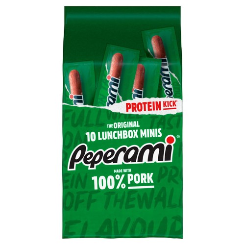 Peperami Original Lunchbox Mini Salami 10 x 10g - Morrisons Online ...