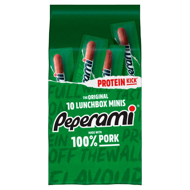 Peperami Original Lunchbox Mini Salami 10 x 10g - Morrisons Online ...