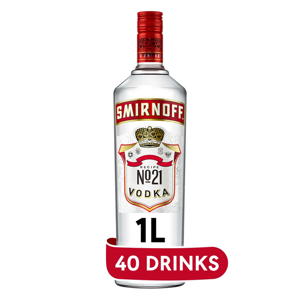 Smirnoff No. 21 Vodka Red Label - Morrisons Online Groceries & Offers
