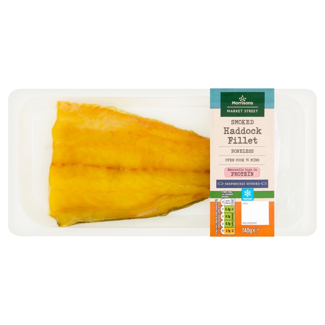 Market Street Smoked Haddock Fillet 140g - Morrisons Online Groceries ...