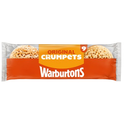 Warburtons 9 Crumpets - Morrisons Online Groceries & Offers