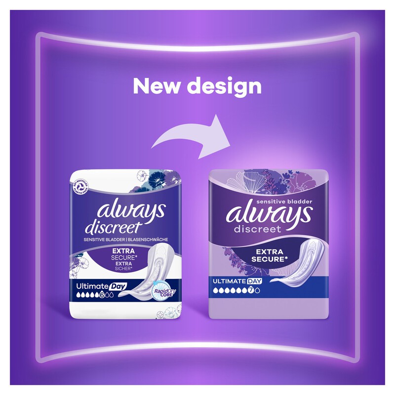 Always Discreet Pads Ultimate Day - Morrisons Online Groceries & Offers