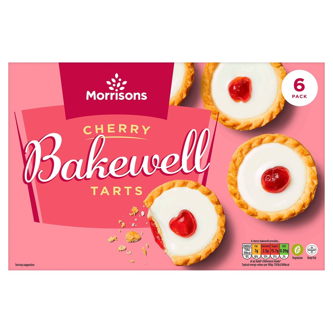 Morrisons Cherry Bakewells - Morrisons Online Groceries & Offers