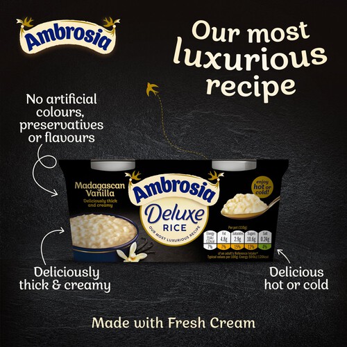 Ambrosia Deluxe Rice Madagascan Vanilla Pot - Morrisons Online ...