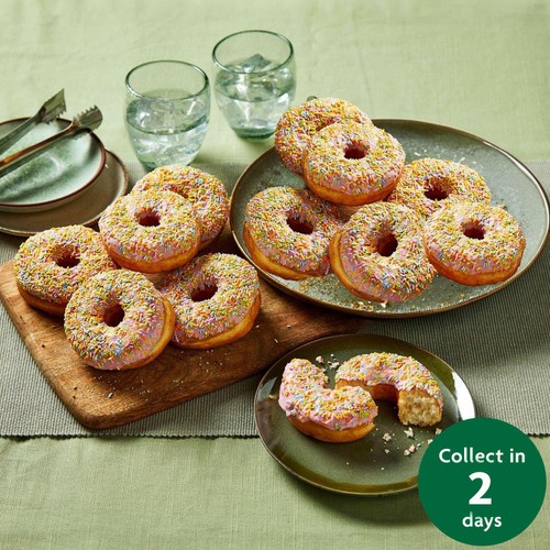 FTO Iced Ring Doughnuts (12 Pack) - Morrisons Online Groceries & Offers
