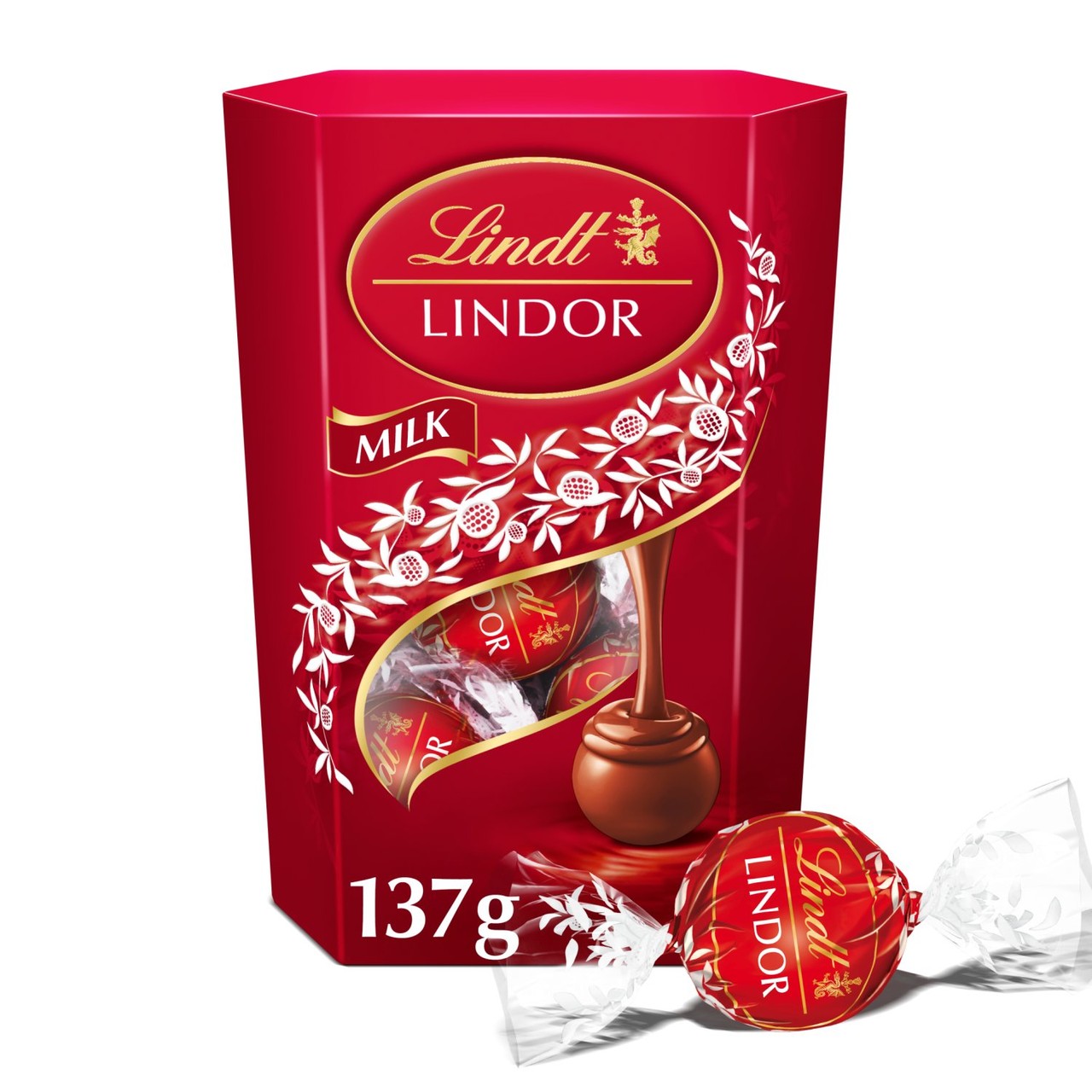 Lindt Lindor Milk 137g - Morrisons Online Groceries & Offers