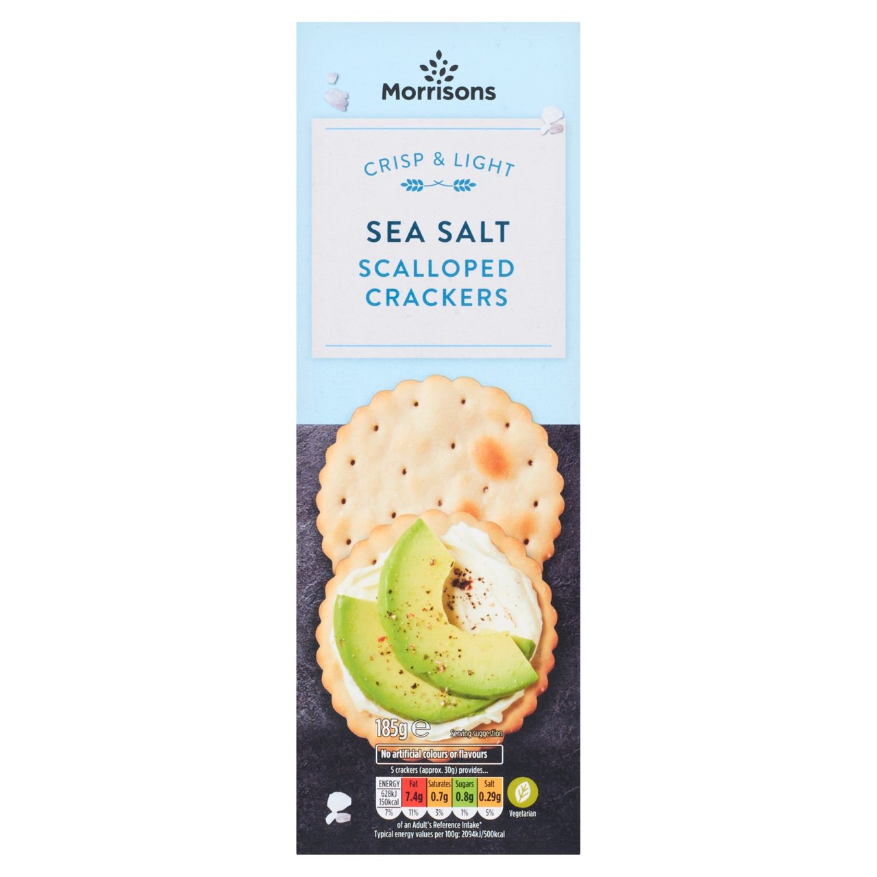 Morrisons Sea Salt Scalloped Crackers - Morrisons Online Groceries & Offers
