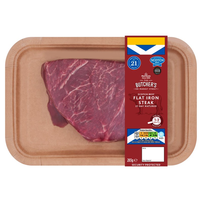 Morrisons Scottish Flat Iron Steak - Morrisons Online Groceries & Offers