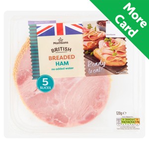 Morrisons British Breaded Ham - Morrisons Online Groceries & Offers