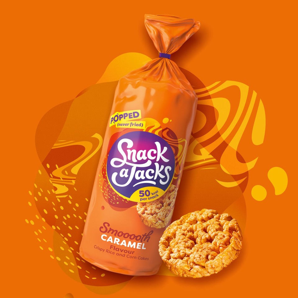 Snack A Jacks Jumbo Caramel Sharing Rice Cake Crisps - Morrisons Online ...