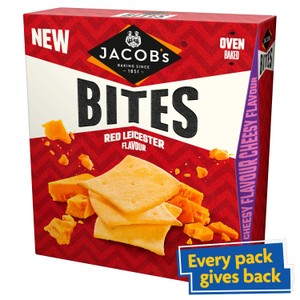 Jacob's Bites Red Leicester Crackers - Morrisons Online Groceries & Offers