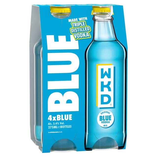 WKD Blue 4 x 275ml - Morrisons Online Groceries & Offers
