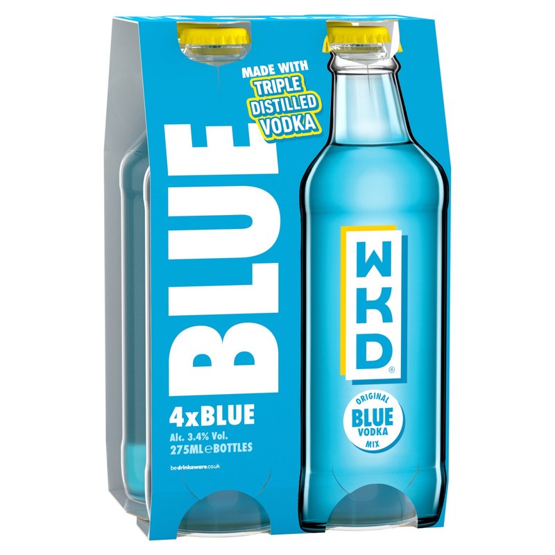 WKD Blue 4 x 275ml - Morrisons Online Groceries & Offers