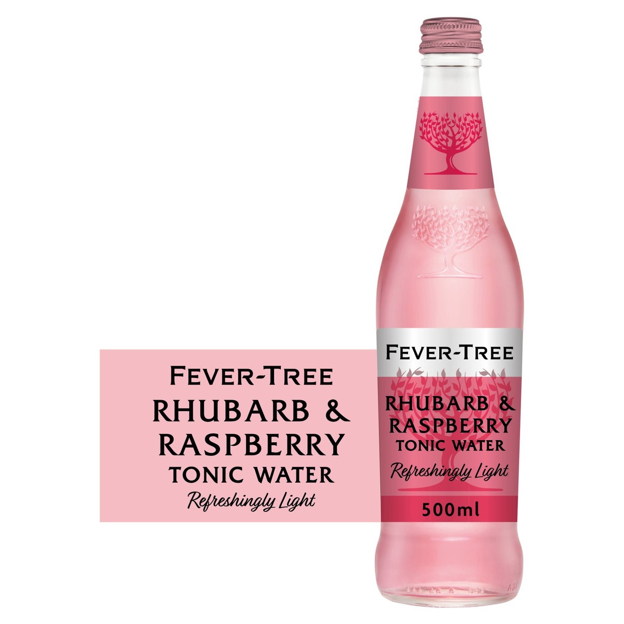 Fever-Tree Refreshingly Light Rhubarb & Raspberry Tonic - Morrisons ...