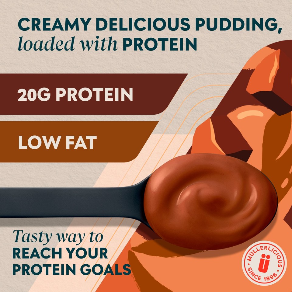 Muller x MyProtein Chocolate Pudding Dessert - Morrisons Online ...