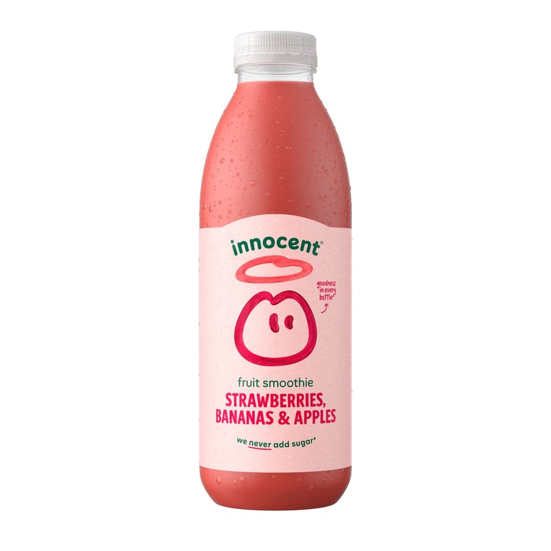 Innocent Strawberries, Bananas & Apples Smoothie 750ml - Morrisons ...