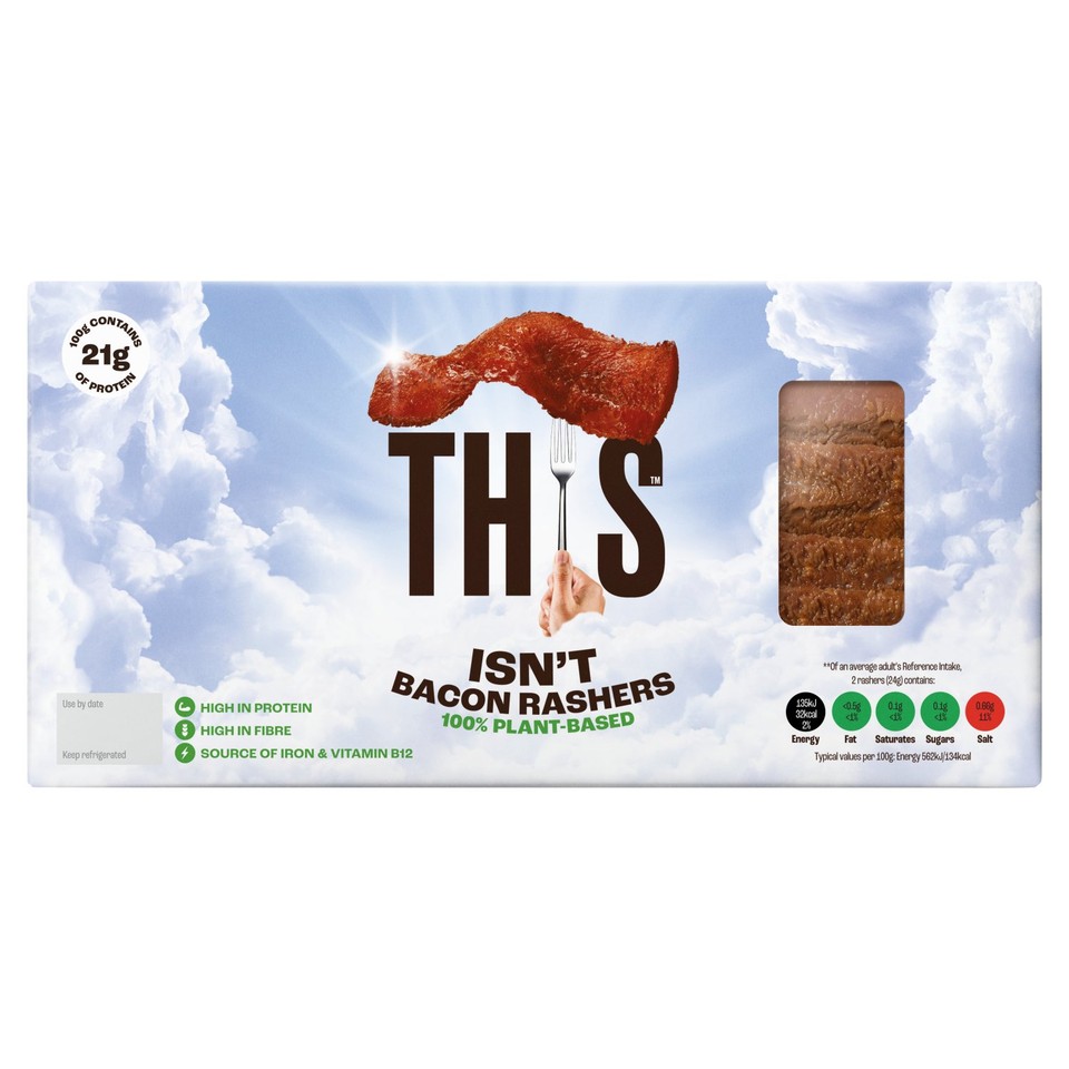 This Isn't Bacon Plant-Based Rashers 120g - Morrisons Online Groceries ...