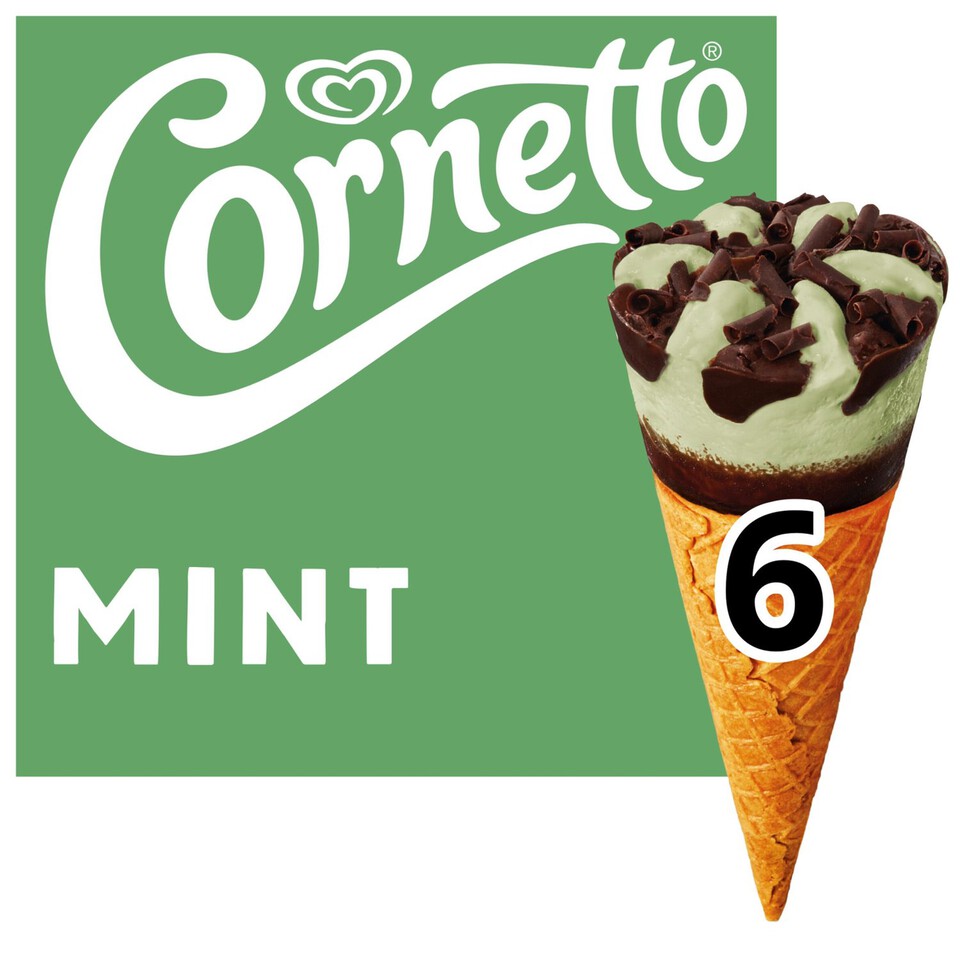 Cornetto Mint Ice Cream Cone - Morrisons Online Groceries & Offers