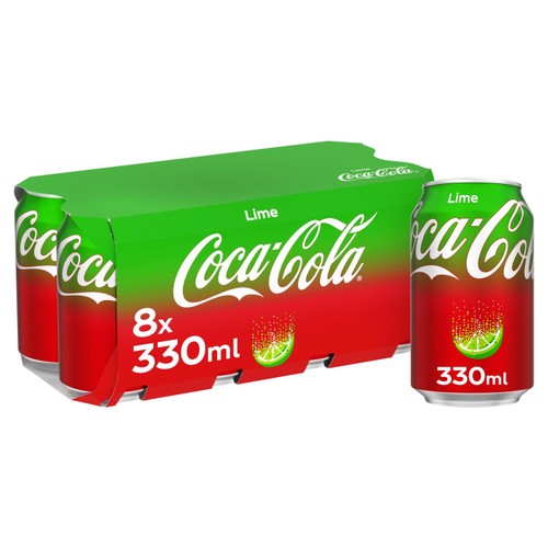 Coca-Cola Lime 8 x 330ml - Morrisons Online Groceries & Offers