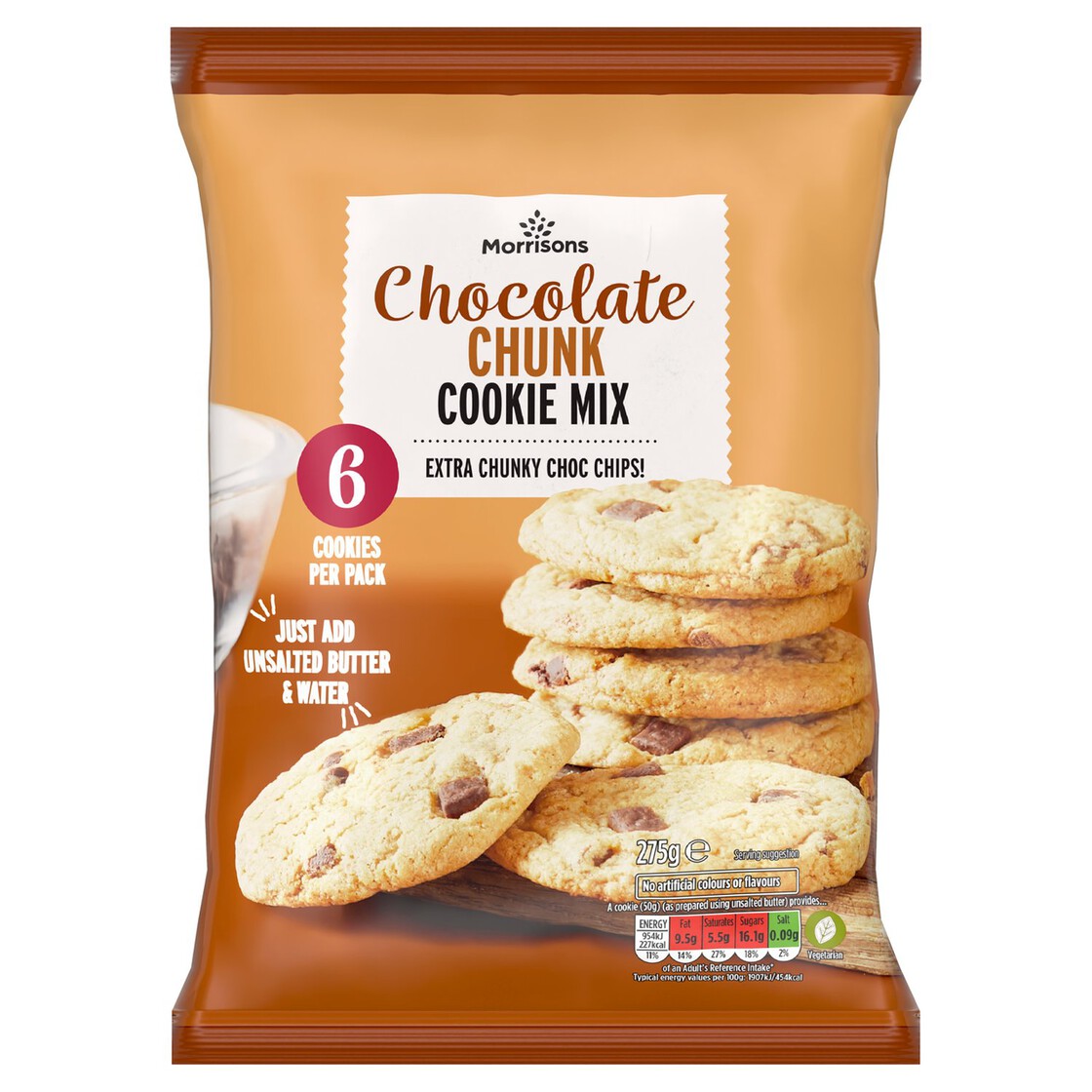 Morrisons Chocolate Chunk Cookie Mix - Morrisons Online Groceries & Offers