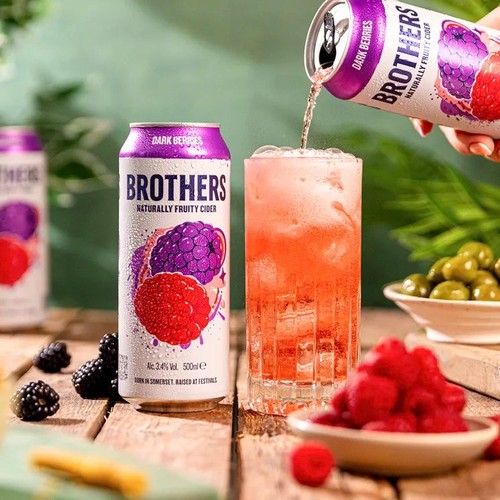 Brothers Dark Berries Premium Fruit Cider 500ml - Morrisons Online ...