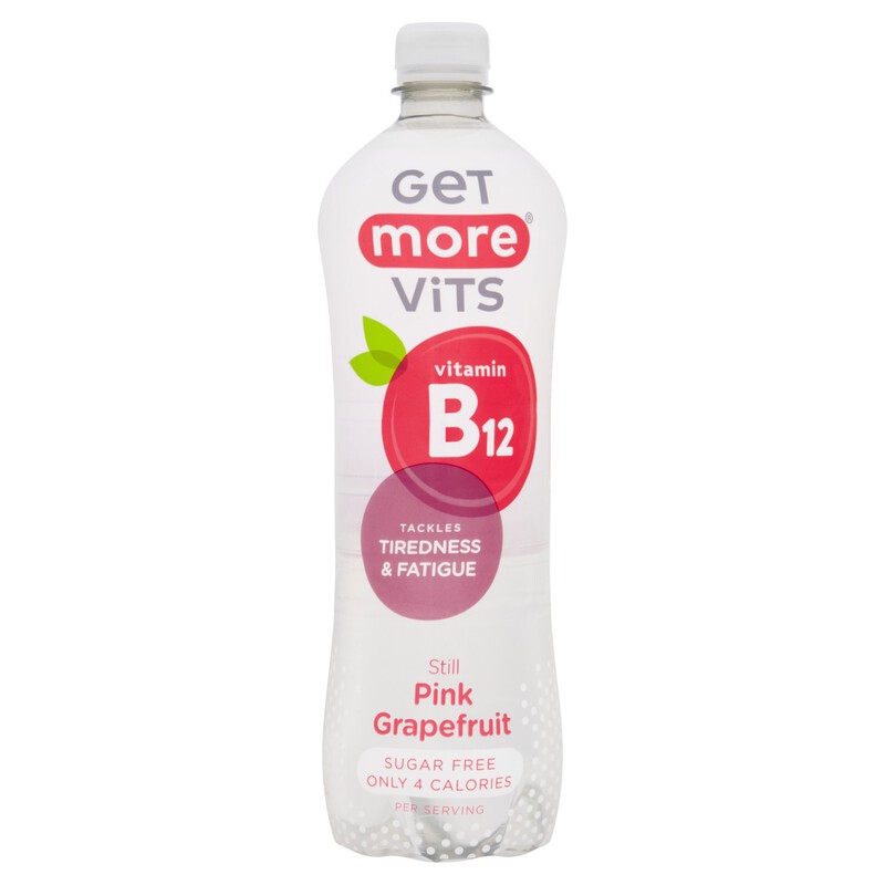 Get More Vits Vitamin B12 Still Pink Grapefruit - Morrisons Online ...