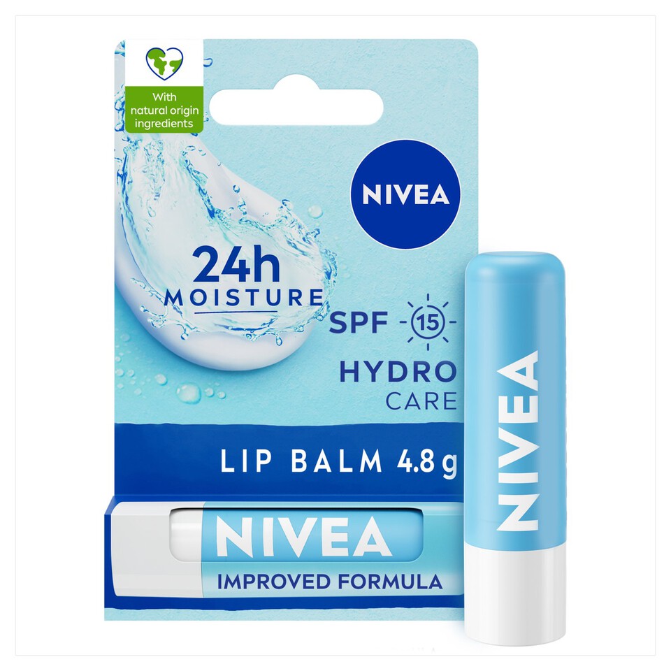 NIVEA Hydro Care Lip Balm SPF15 - Morrisons Online Groceries & Offers