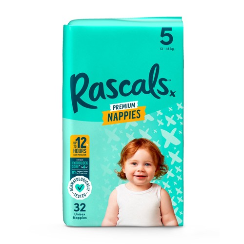 Rascals Premium Size 5 Nappies - Morrisons Online Groceries & Offers