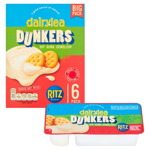Dairylea Dunkers Ritz Cheese Snacks 6 Pack - Morrisons Online Groceries ...