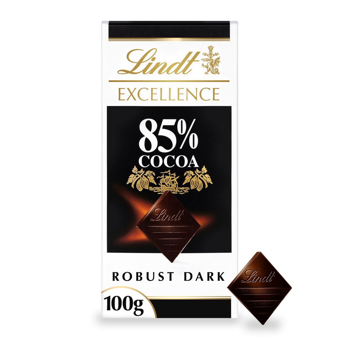 Lindt Excellence Dark 85% Cocoa Chocolate Bar 100g - Morrisons Online ...