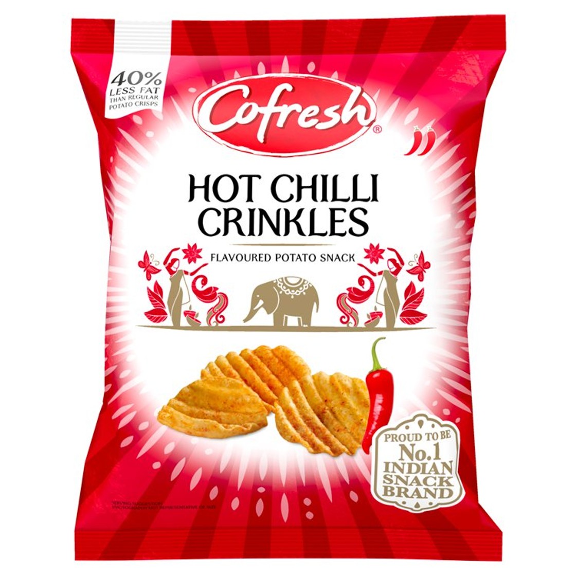 Cofresh Hot Chilli Potato Crinkles - Morrisons Online Groceries & Offers