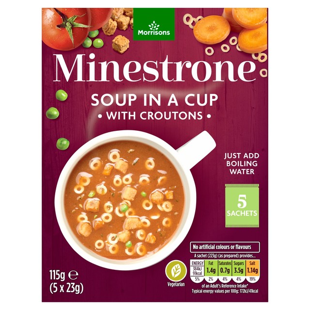 Morrisons Minestrone Cup Soup - Morrisons Online Groceries & Offers