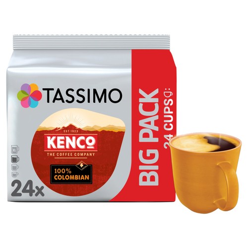 Tassimo Kenco Colombian Taste 24 Pack - Morrisons Online Groceries & Offers