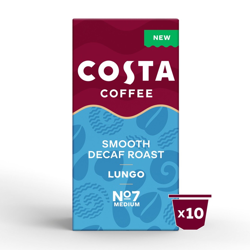 Costa Coffee Decaf Capsules x 10 - Morrisons Online Groceries & Offers