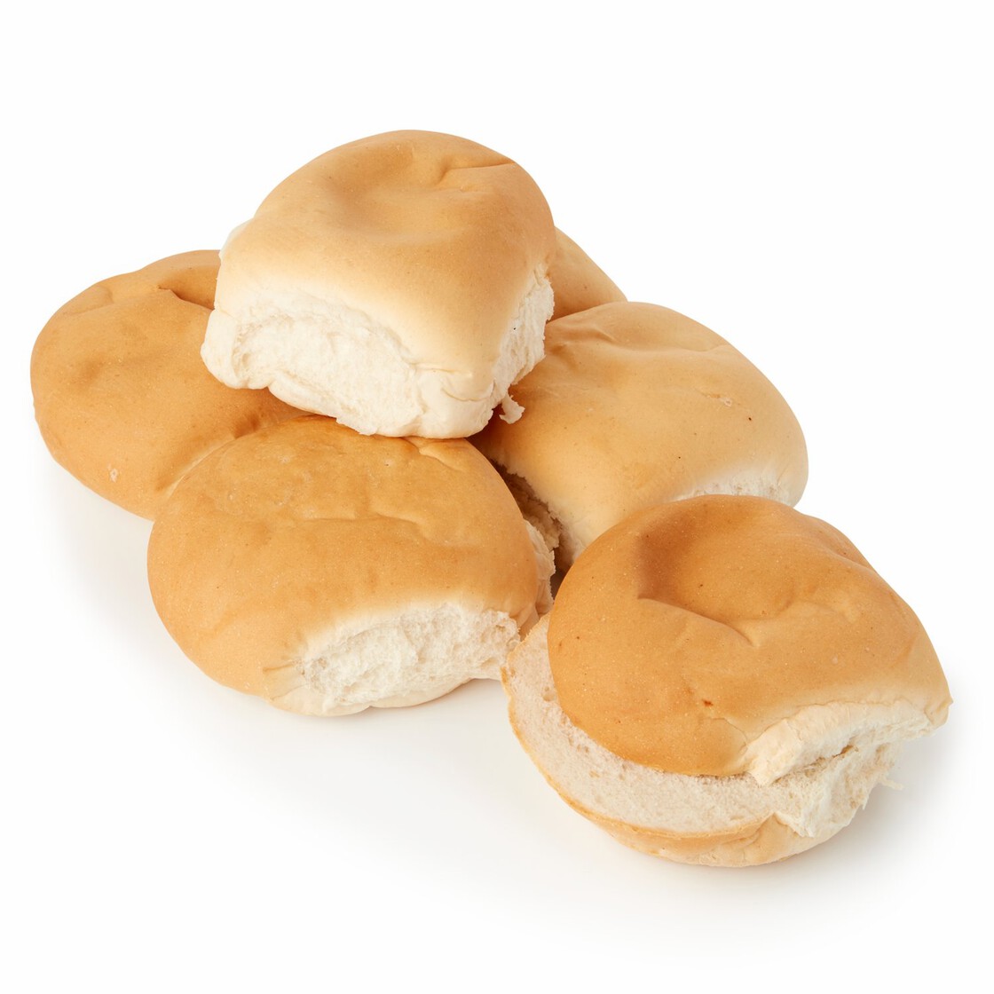 Market Street Large White Bread Baps - Morrisons Online Groceries & Offers