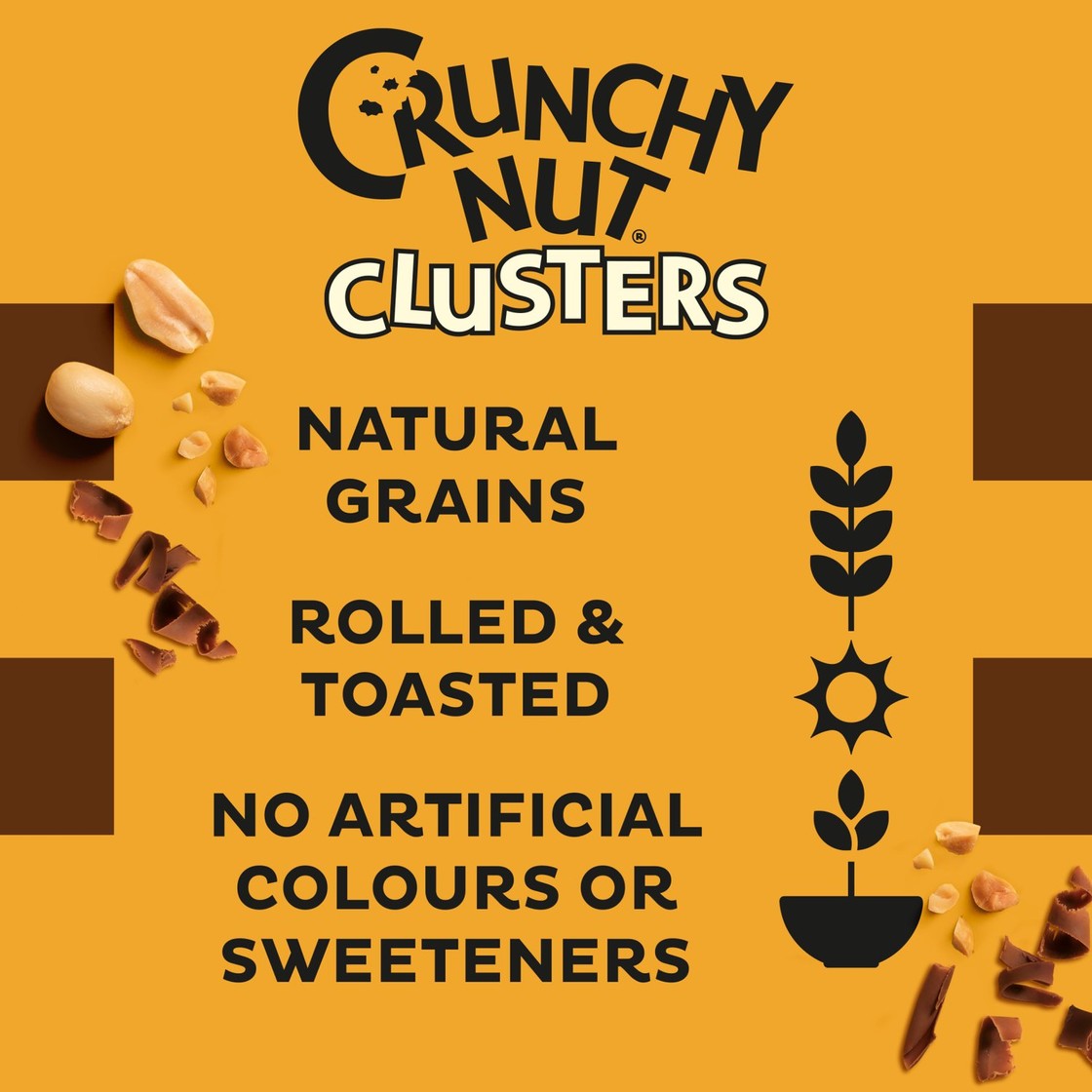 Kellogg's Crunchy Nut Clusters Chocolate Breakfast Cereal - Morrisons ...