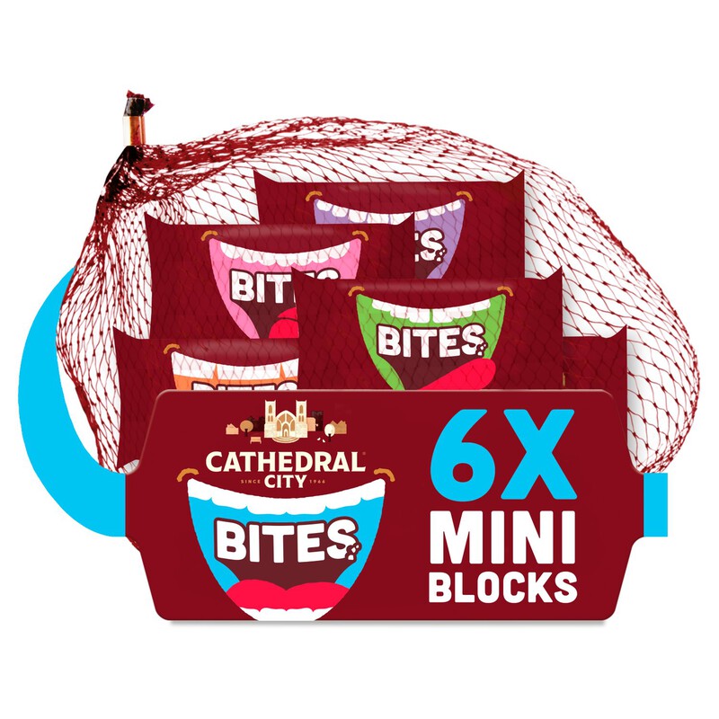 Cathedral City Kids Lighter Mature Cheddar Cheese Mini Bites ...