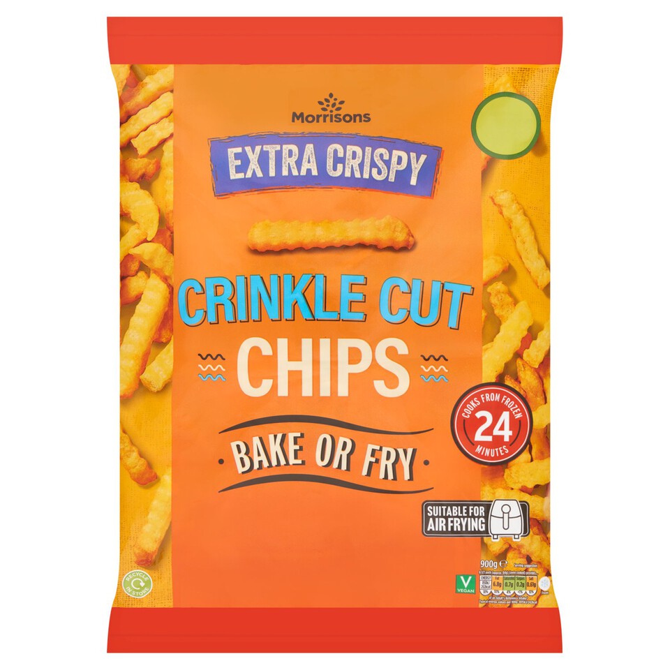 Morrisons Extra Crispy Crinkle Cut Chips - Morrisons Online Groceries ...